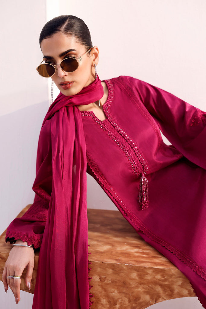 MST-EF26-15 Hot Pink Maria B Brand Original Fabrics – Original Brand