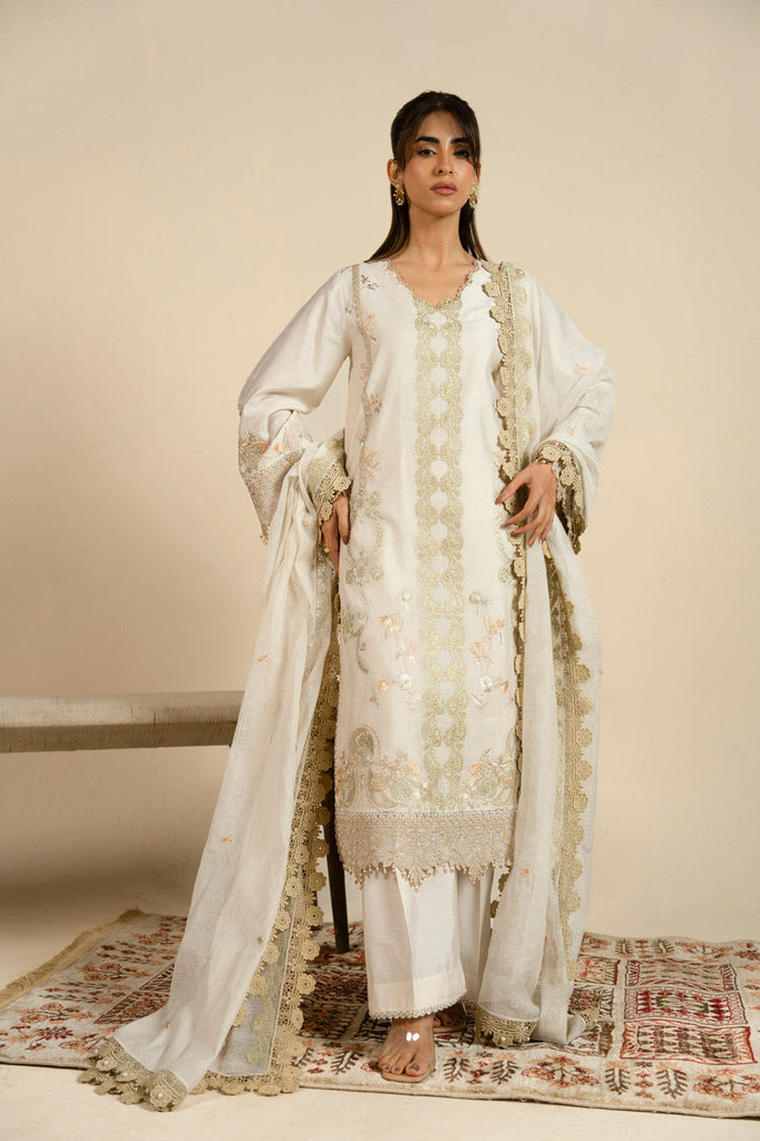 SF-06-26 Off-White Alkaram Brand Original Fabrics – Original Brand