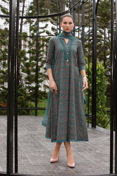 Bareeze | PR1770 Green 2024 designer suit | Original.pk – Original Brand