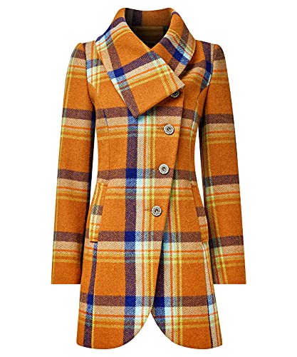 Women's Charming Checked Coat | Women's Coat & Jacket – Original Brand