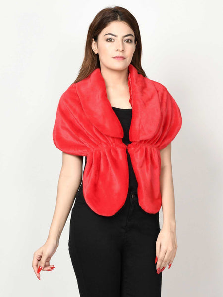 Limelight Folded Neck Fur Wrap CPS75-FRE-RED 2019 | Limelight Sale 202 ...