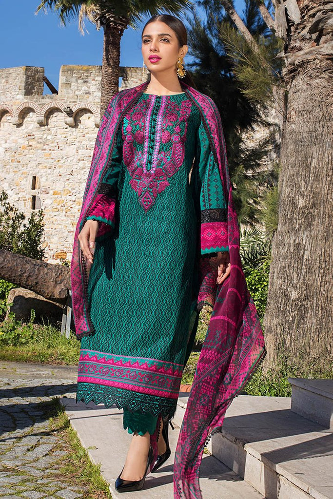 Tahra Emerald Elegance - B Lawn 2021 – Original Brand