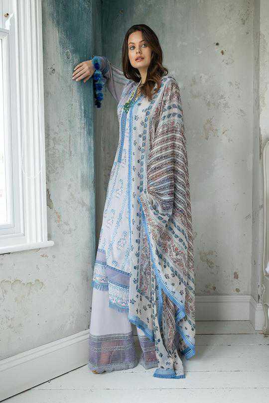 Sobia Nazir Design 6B Vital Lawn 2,021 – Original Brand