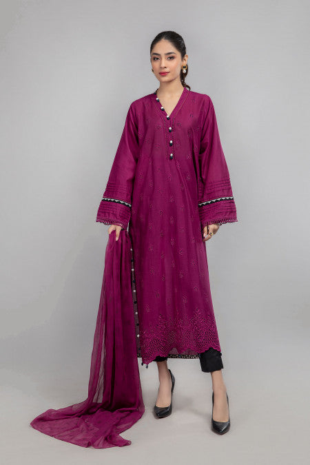 Maria B Suit Fuchsia Pink DW-SS21-08 Eid Casual 2021 – Original Brand