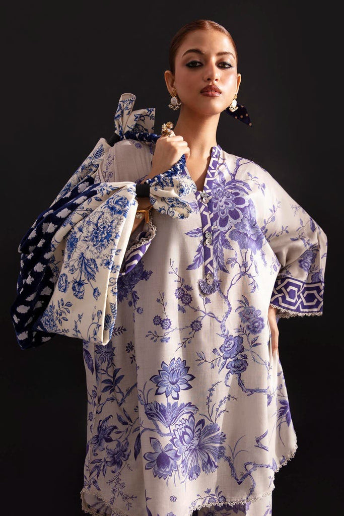 Sana Safinaz H232-023B-AC Mahay Winter Collection Online Shopping – Original Brand