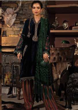 Maria B Embroidered Velvet Winter Collection Design 11 2019 – Original ...