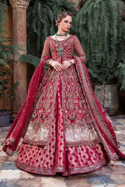 Maria B Red MC-802 Couture Online Shopping – Original Brand