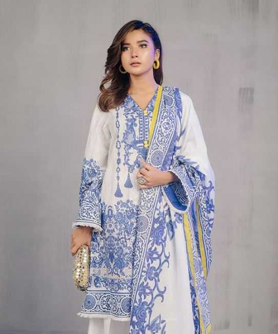 Elegant White Zellbury Summer Lawn 2021 – Original Brand