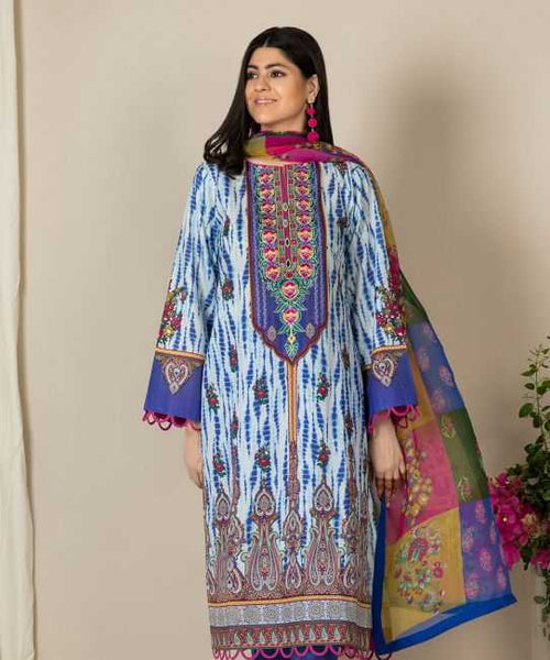 Bluesh Blue Zellbury Summer Lawn 2021 – Original Brand