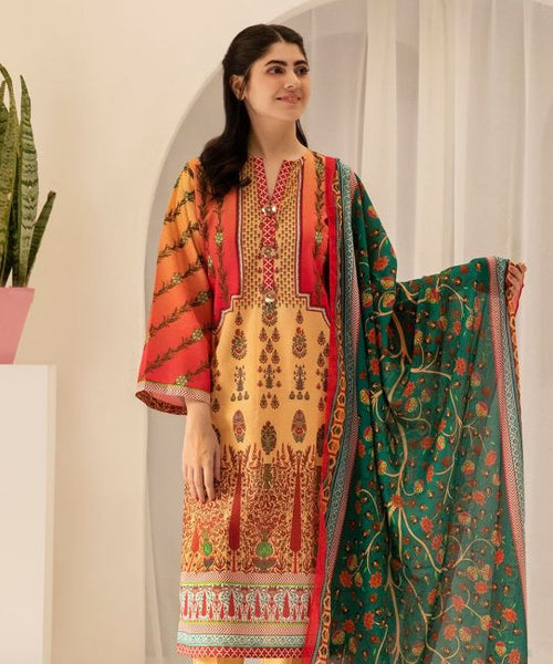 Zellbury Marigold Mustard Lawn Suit Lawn Collection 2021 – Original Brand