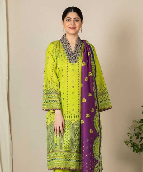 Lime Green A Zellbury Summer Lawn 2021 – Original Brand