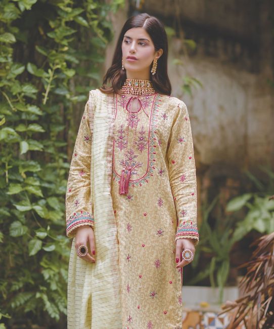 Zellbury Golden Beige Eid Collection 2021 – Original Brand