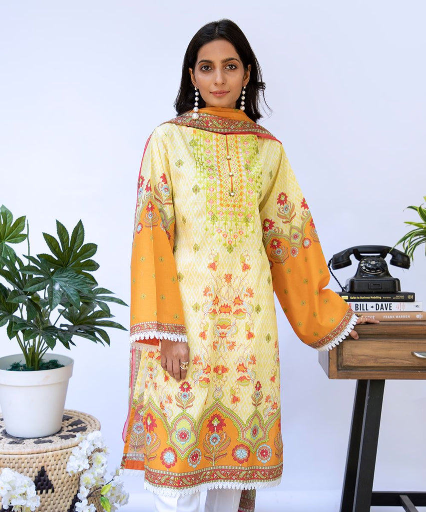Zellbury Zwp2pe3018 Lawn Ready to Wear 2021 – Original Brand